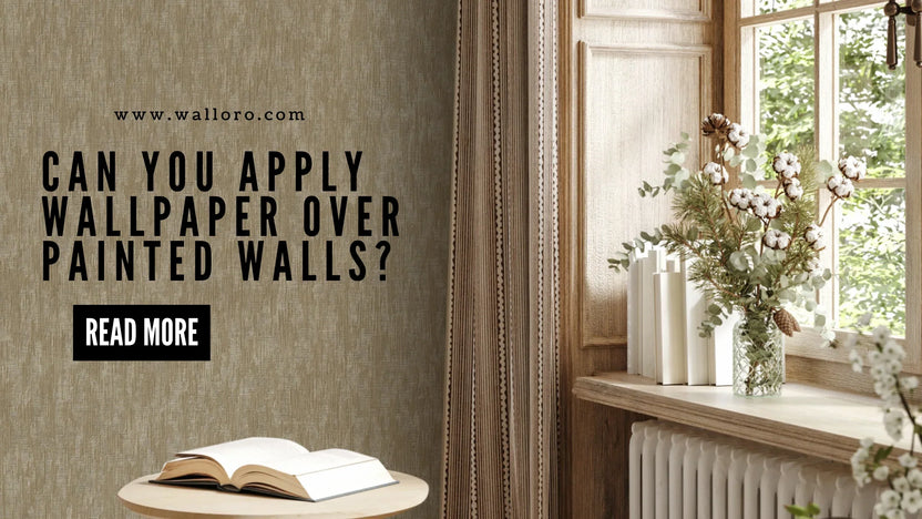 Can You Apply Wallpaper Over Painted Walls? – Walloro High End ...